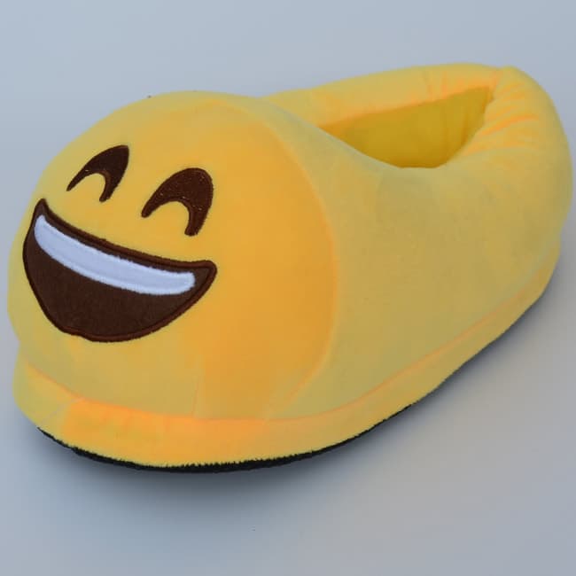 Big Comfy Emoji Emoticon Slippers | Tech Import World