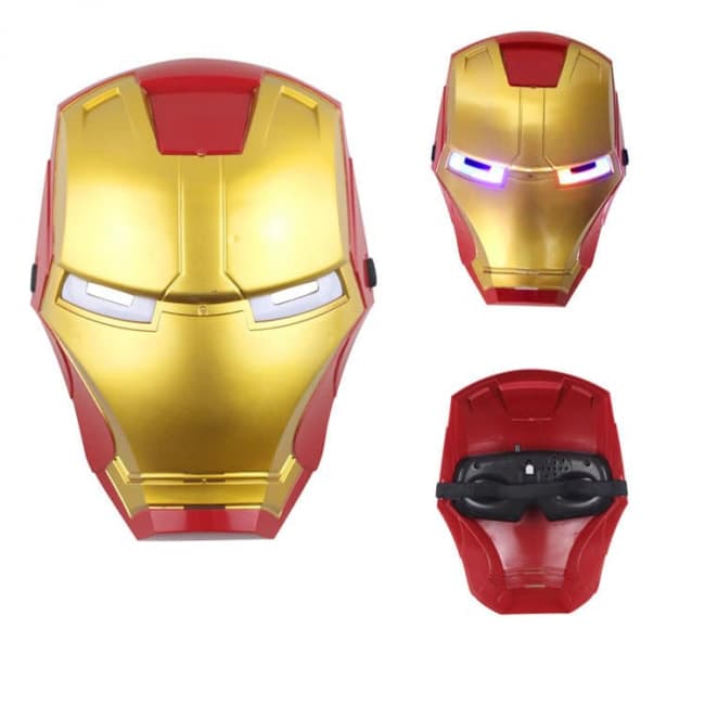 Kids Iron Man Mask Half Helmet Light Up | Tech Import World
