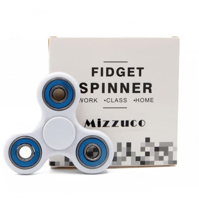 Mizzuco Tri-Spinner Fidget White/Blue | Tech Import World