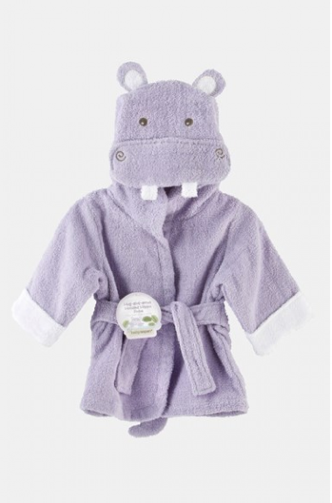 Baby Aspen Hug-alot-amus Hooded Hippo Robe | Tech Import World