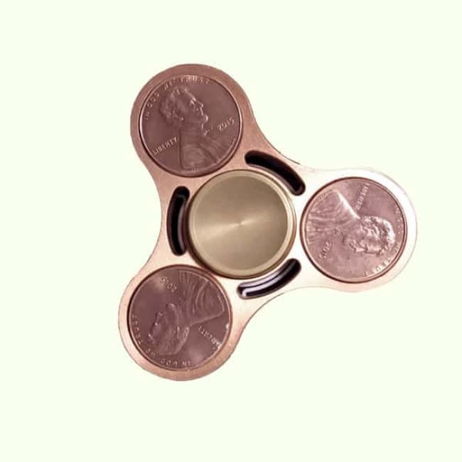 Copper Penny EDC Hand Fidget Spinner | Tech Import World