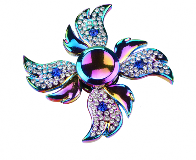 Angel Wings Bling Crystal Fidget Spinner | Tech Import World