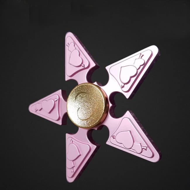Solid Metal Heart Fidget Spinner | Tech Import World